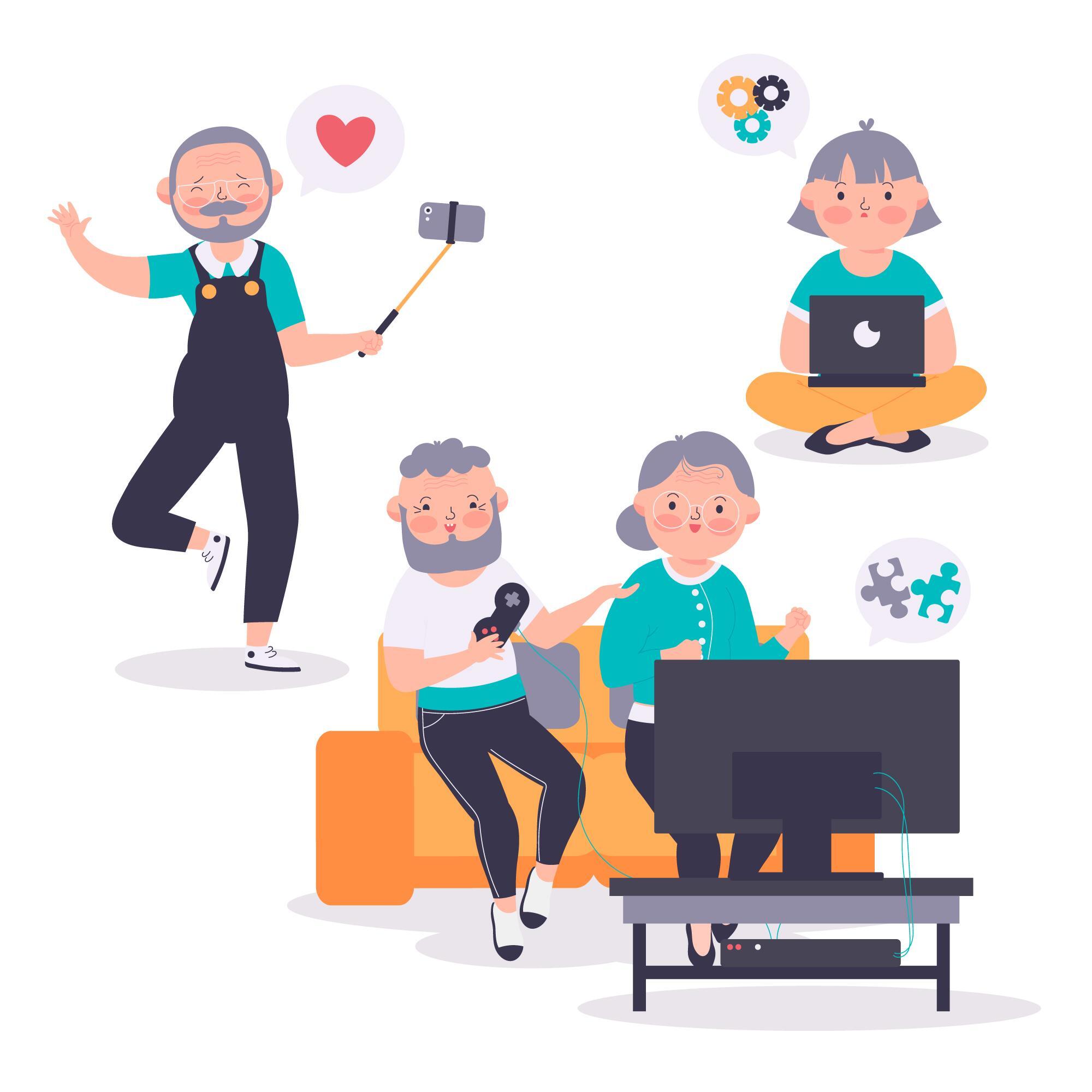 Elderly Interactive Aging: Gamification Techniques for Elderly Enrichment